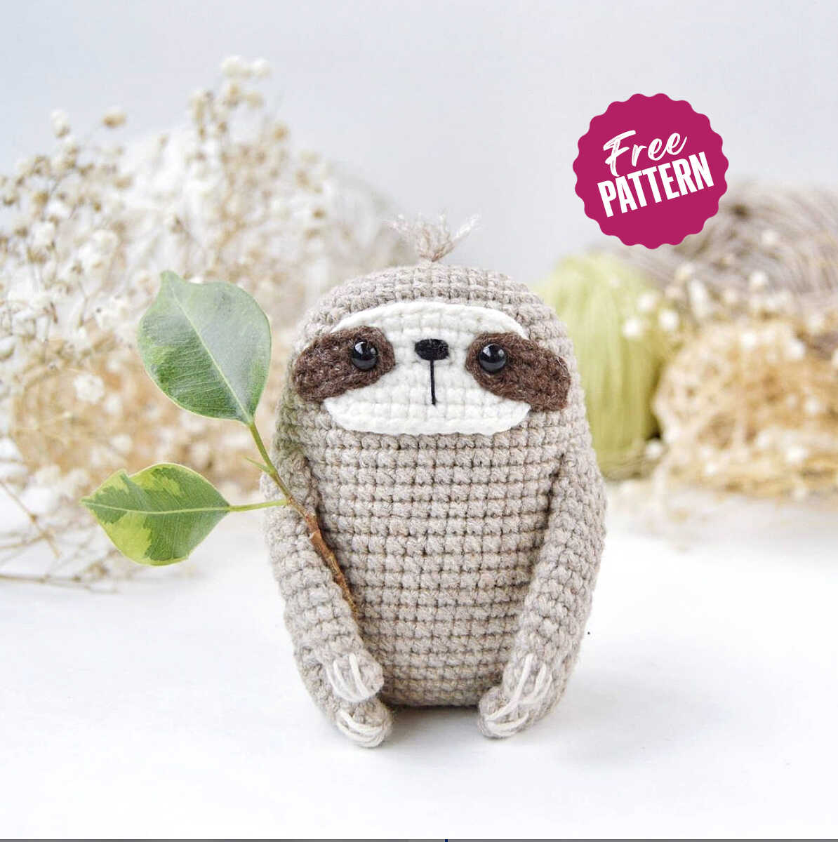 Little Sloth Amigurumi Free Crochet Pattern - Amigurumi