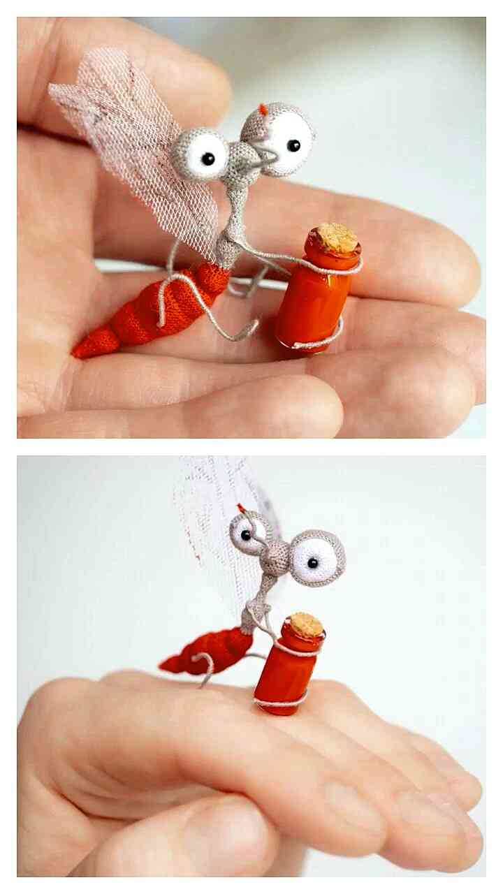 Amigurumi Mosquito Free Pattern - Always Free Amigurumi