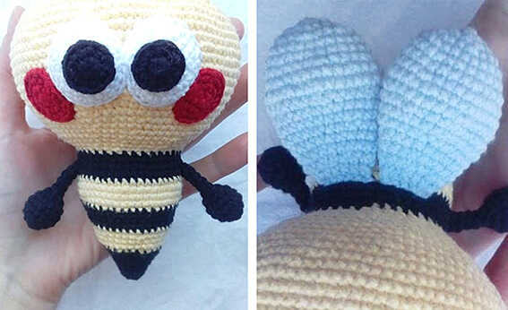 Amigurumi Bee Crochet Free Pattern - Always Free Amigurumi