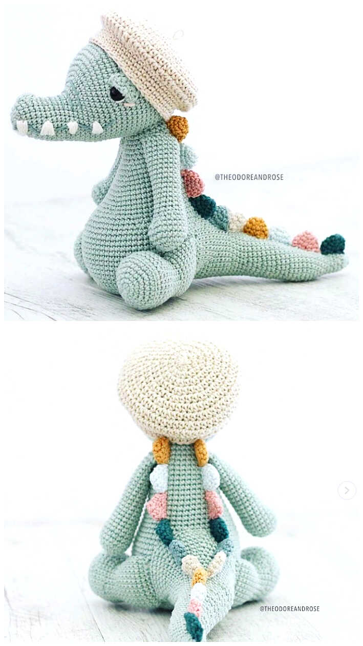 Amigurumi Cute Crocodile Free Pattern - Amigurumi