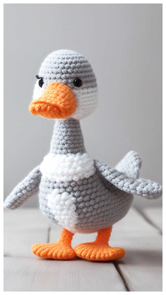 Crochet Goose Amigurumi Free Pattern - Always Free Amigurumi