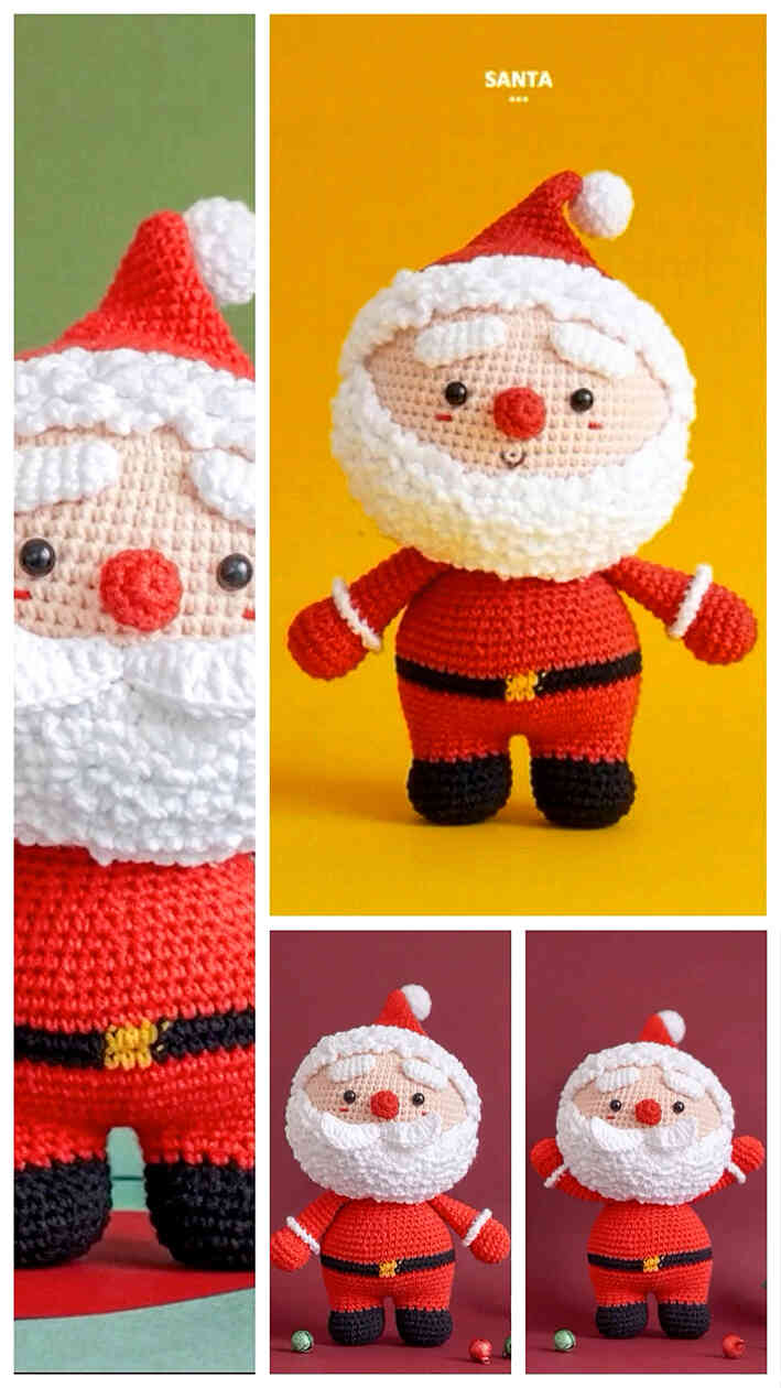 Amigurumi Santa Claus Crochet Free Pattern - Amigurumi