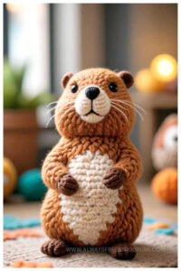 Amigurumi Beaver Free Crochet Pattern - Amigurumi