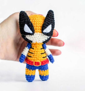 Amigurumi Wolverine Crochet Free Pattern - Amigurumi