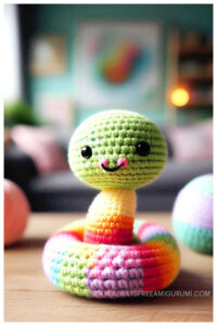 Crochet Snake Amigurumi Free Pattern - Always Free Amigurumi
