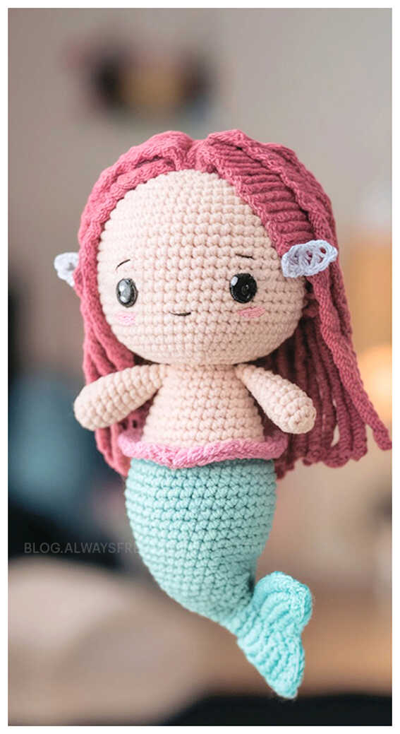 Amigurumi Lorelei the Mermaid Crochet Pattern - Amigurumi